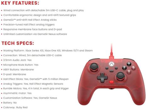 Promo Gamesir T7 Wired Gamepad Controller Hall Effect Stick Triggers