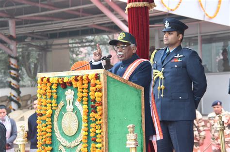 Governor Shri Bandaru Dattatraya Speaking At 75 Lakh Suryanamaskar