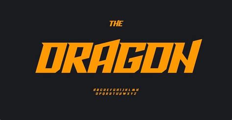 Premium Vector Sharped High Bold Italic Font Brave And Determined Modern Alphabet For Sport