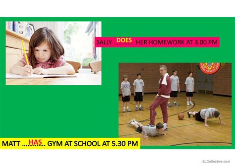 PRESENT SIMPLE English ESL Powerpoints