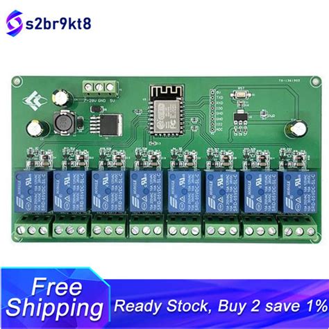 Esp Wifi Channel Relay Module Esp F Development Board Power