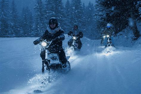 MoonBikes Ultra Light Electric Snowbike Launches In The U S