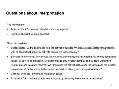 Discussion Of He Li The Benefits Of Friendship In Hedge Fund Activism