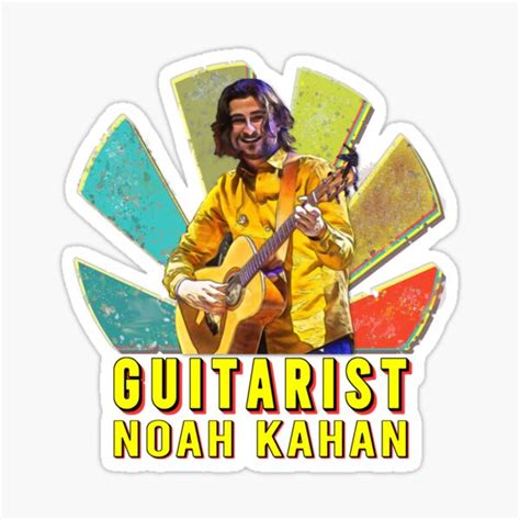 Noah Kahan Guitarist American Singer Retro Drawing Sunset