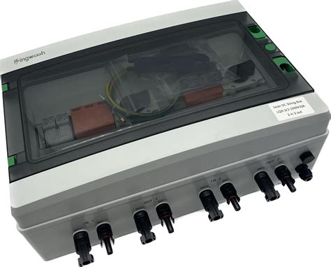 Customized Combiner Box IP65 2 In 2 Out DC Solar PV Array Combiner Box