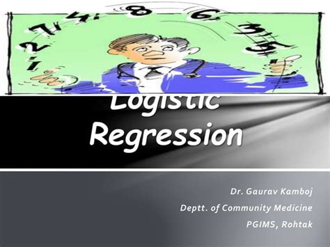 logistic regression with spss examples ppt