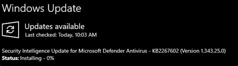 Windows Update Fails To Install Windows Defender Update Sweetwater