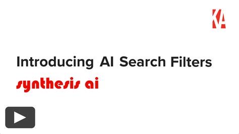 Introducing Synthesis Ai Search Filters — Knowledge Architecture