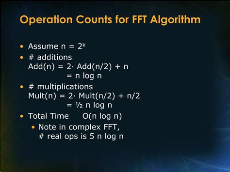 PPT The Fast Fourier Transform And Applications To Multiplication PowerPoint Presentation ID