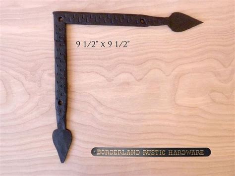 Rustic Corner Bracket Length 9 5 By 9 5 Width 1 5 Flat Black Finish