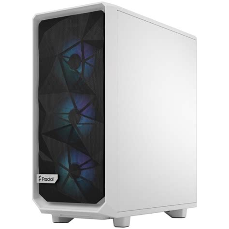Корпус Fractal Design Meshify 2 Compact Rgb White Tg Clear Tint Fd C Mes2c 08 — купить в