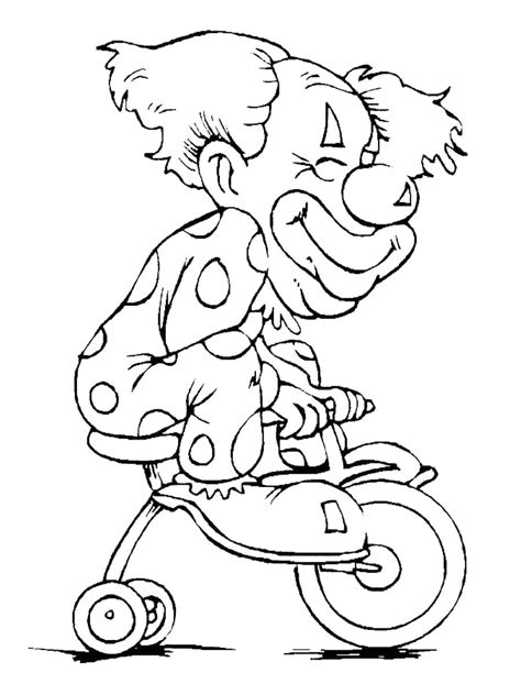 Раскраски Клоун Бесплатнo Pаспечатать или Cкачать Oнлайн