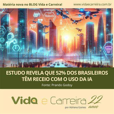 Estudo revela que 52 dos brasileiros têm receio o uso da IA Vida