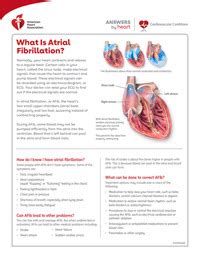 Afib Resources For Patients And Professionals American Heart Association