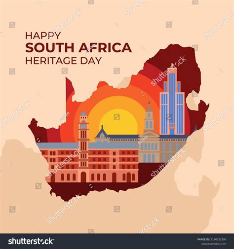 Heritage Day South Africa Vector Illustration Stock Vector Royalty