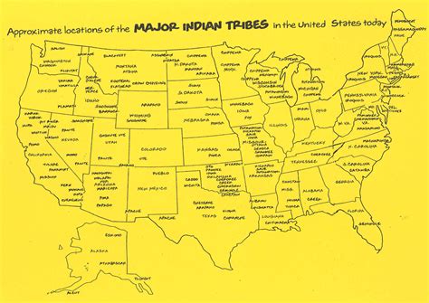 Native American Tribes By Region Map
