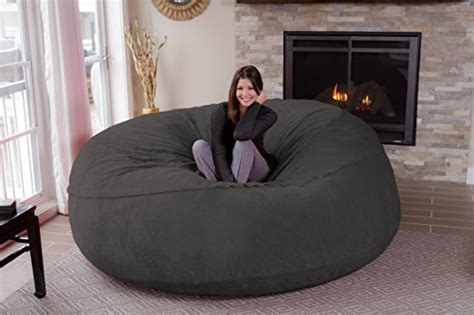 Chill Sack Bean Bag Chair Giant 8 Memory Foam Furniture Bean Bag