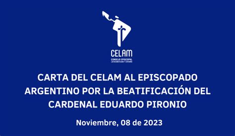 Carta del Celam al Episcopado argentino por la beatificación del