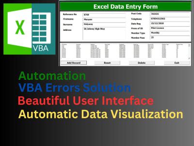Excel Macro Automation Excel VBA Form Capturing Upwork