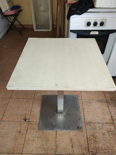 Table 2x2 Stainless Steel Legs Furniture And Home Living Furniture