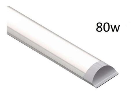 Luminaria Led Tubular Slim 80w Sob 240cm Linear Bivolt Kit25 Frete grátis