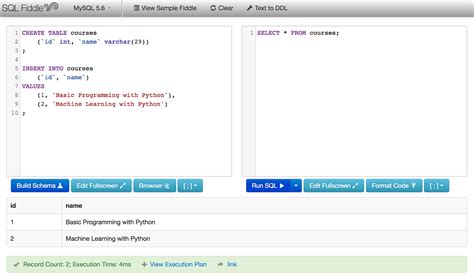 แนะนำ sql fiddle ไว้ทดสอบคำสั่ง sql kan ouivirach medium