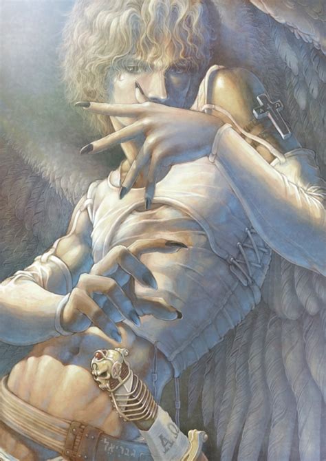 Safebooru 1boy Akio Artist Androgynous Armor Blonde Hair Brown Eyes