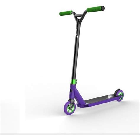 Самокат Трюковой Limit Pro Scooter LIMIT LMT 60 V2 фиолетовый/зеленый ...