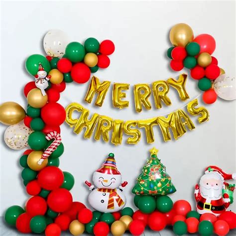 Cheerful Christmas Decor Balloon Decoration In Pune Togetherv
