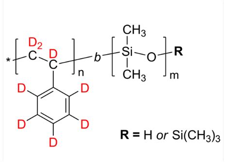 Dps Pdms 聚氘化苯乙烯 D8 聚二甲基硅氧烷 氘化二嵌段共聚物 Polydeuterated Styrene D8 B