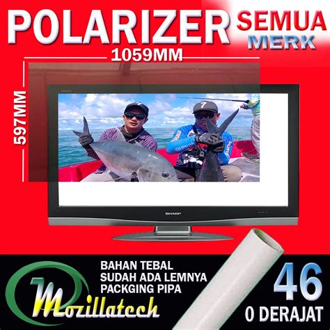 Jual Plastik Polaris Polarizer Tv Lcd 46 Inc 0 Derajat Bagian Depan