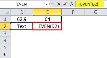 EVEN Function Formula Examples How To Use EVEN In Excel