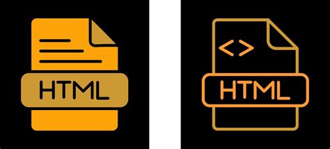 HTML Vector Icon Vector Art At Vecteezy