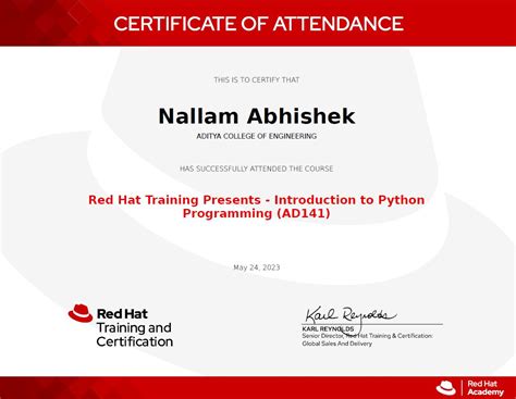 abhishek nallam on linkedin technicalhub redhat training python