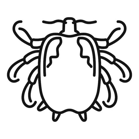 Premium Vector Serious Human Bug Icon Outline Serious Human Bug