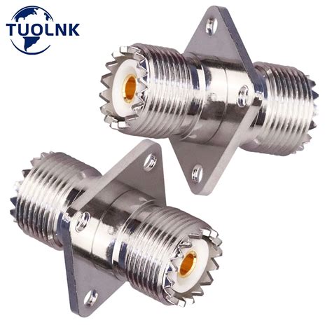 P S Lote Uhf F Mea Hole Flange Painel Chassis Montagem Conector So Pl