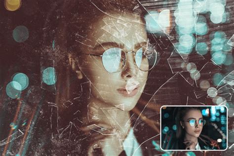 Glass Overlay Effect Actions And Presets Including Break And Burst Envato