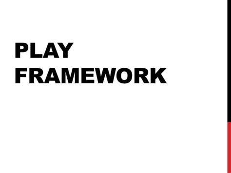 Apresentação Play Framework Pptx