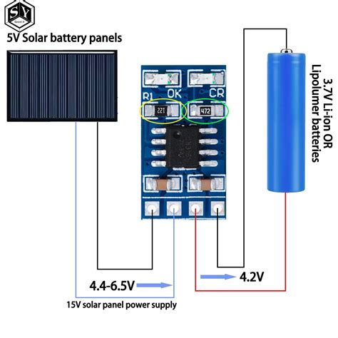 MPPT Solar Charge Controller 1A 4 2V 3 7V 18650 LiPo Li Ion Lithium Battery Charger Module