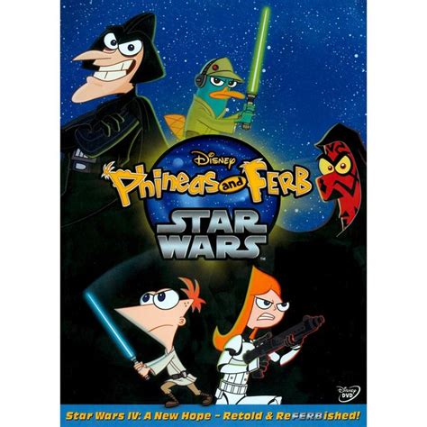 Phineas And Ferb Star Wars Dvd In 2022 Star Wars Dvd Phineas And