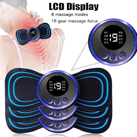 Ems Mini Butterfly Body Massager Pain Relief Devouge