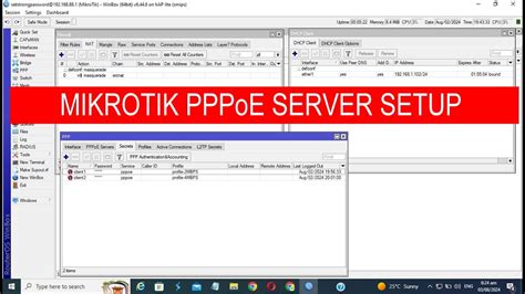 Mikrotik Pppoe Server Setup Client Bandwidth Limit To User Configure Pppoe Server In