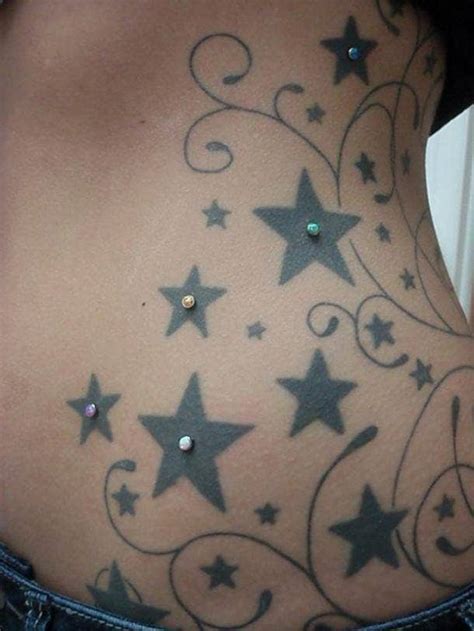 29 Tattoo Design Ideas With Dermal Piercings To Add Glam To Your Ink