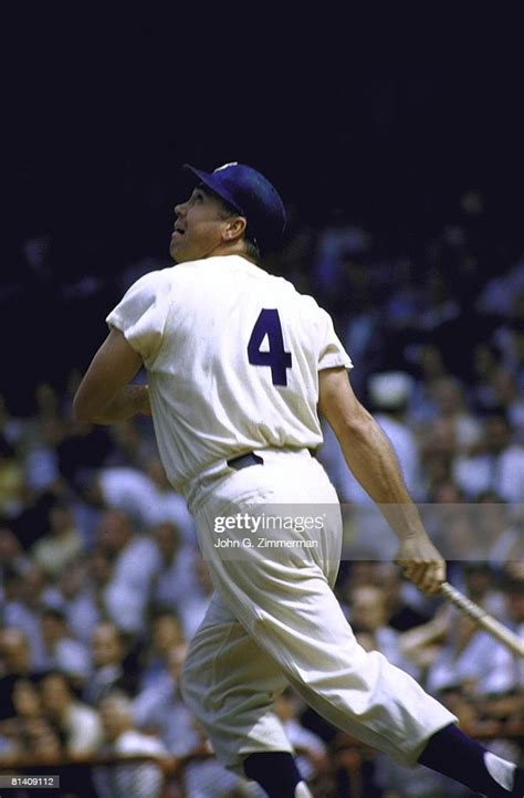 Brooklyn Dodgers Duke Snider In Action At Bat Vs Chicago Cubs News Photo Getty Images