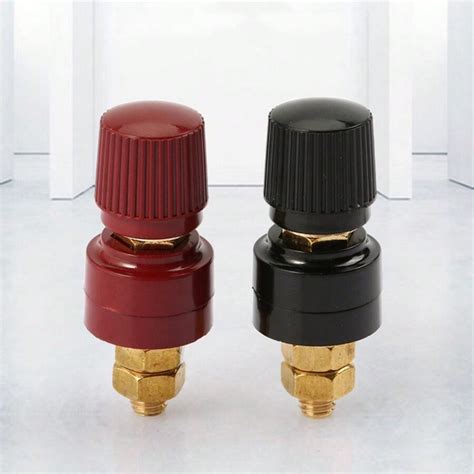 PC Red Black Mm Brass Posts Terminal Blocks Power Supply Terminals M Welding Machine