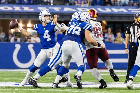 Colts Podcast Sam Ehlinger Looks Poised In Loss To Commanders