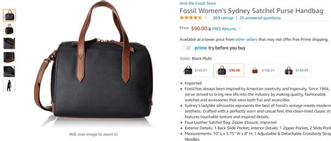 Покупаем надежные и стильные сумки Fossil | Бандеролька