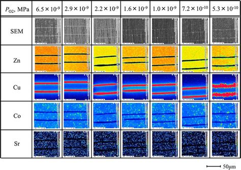 Epma Mapping Results On Zn Cu Co And Sr For The Cu Mlcvs Download