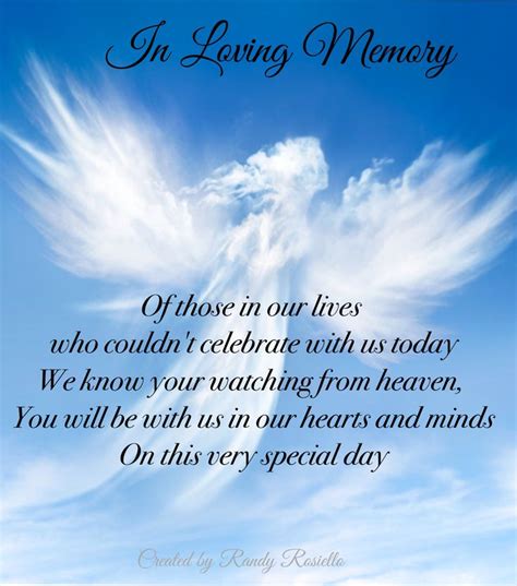 Loving Memory For Loved Ones In Heaven
