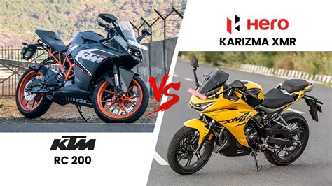 Ktm Rc 200 Vs Hero Karizma Xmr Whichs The 200cc Sports Bike To Get